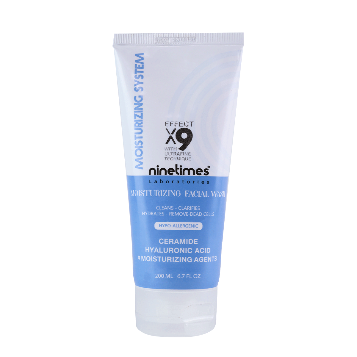 Ninetimes hyaluronic acid & ceramid moisturizing facial wash 200 ml ...
